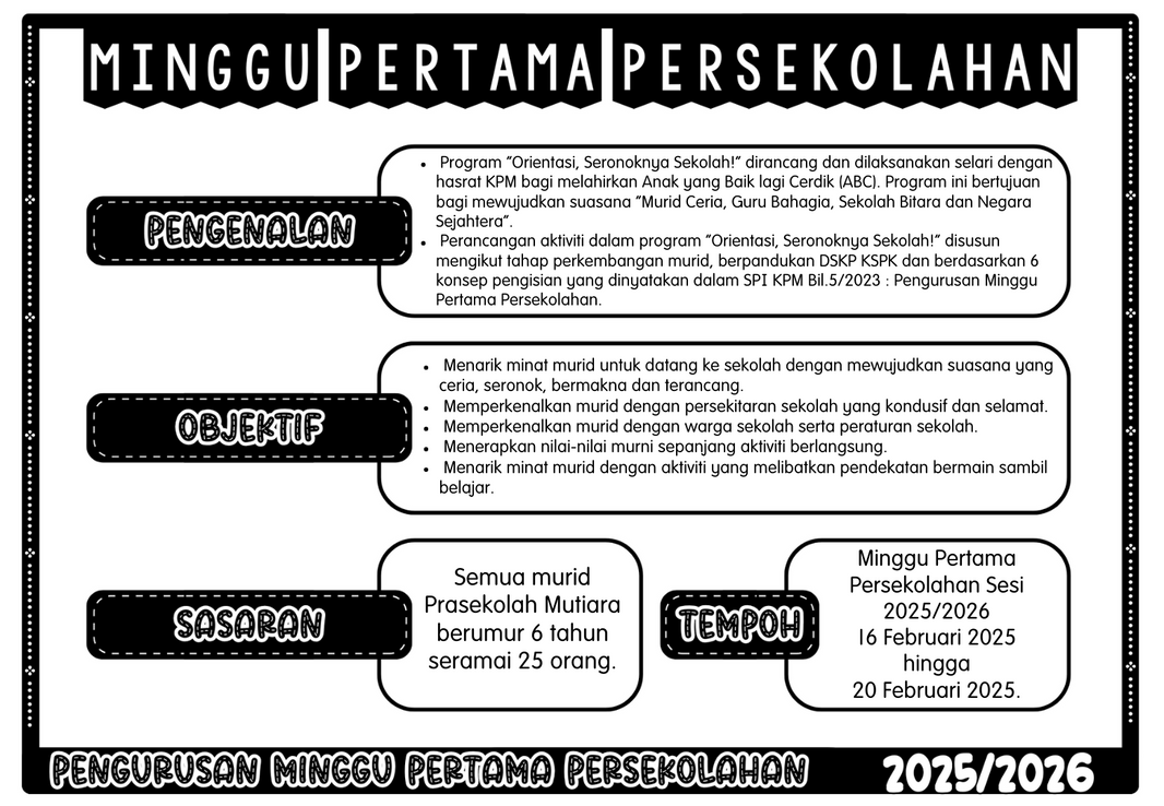 RPT Tadika / Prasekolah – KaryaNHI